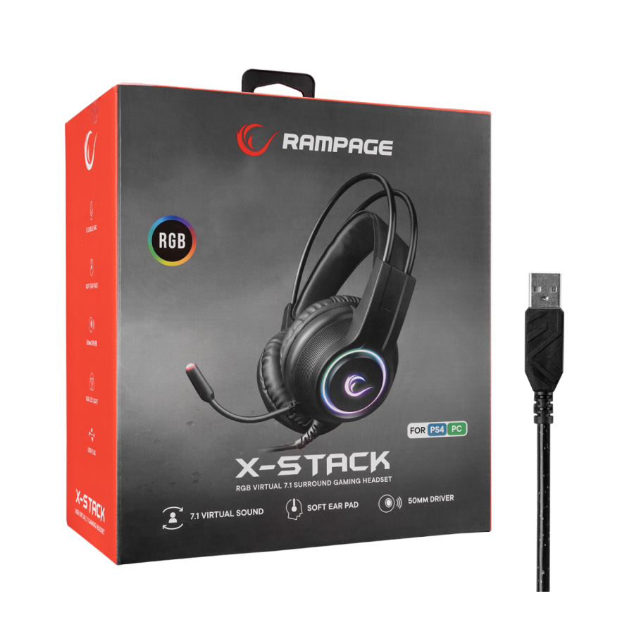 Slušalice sa mikrofonom gaming RAM - Megatron