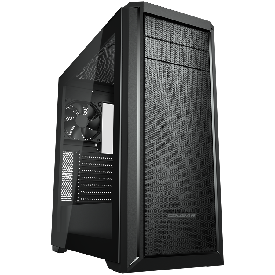 COUGAR MX330-G PRO PC Case, Mid Tower, Black - Megatron