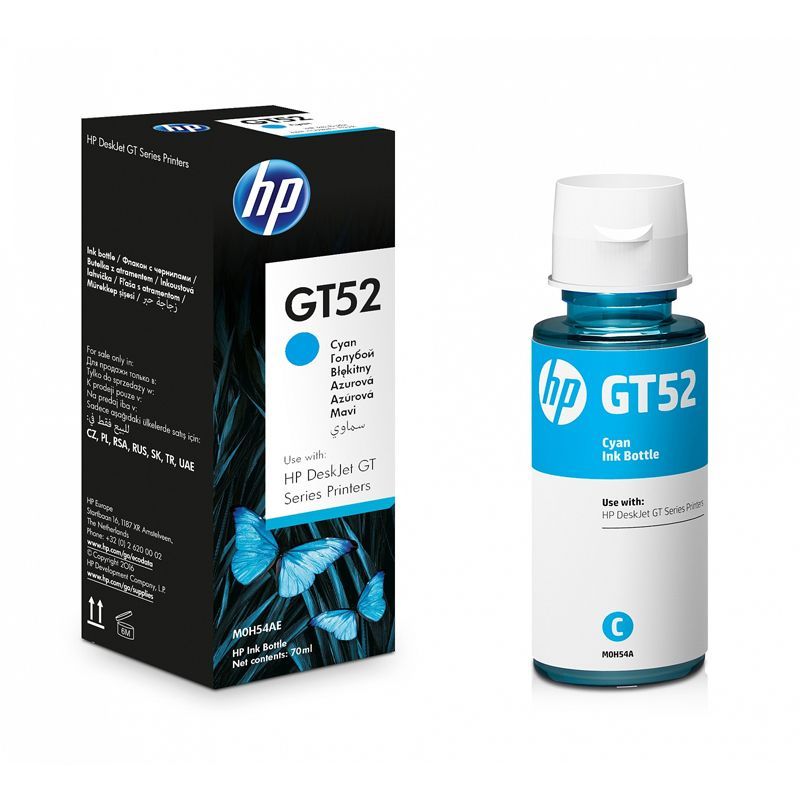 HP GT52 Cyan Original Ink - Megatron