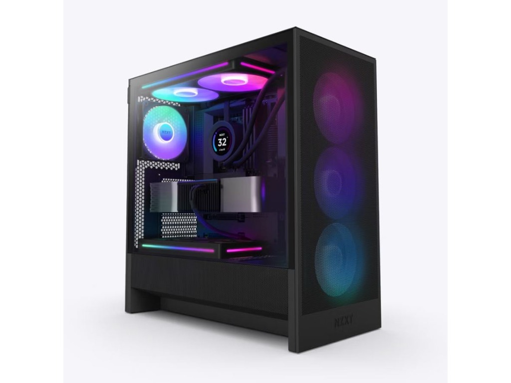 NZXT CASE H5 FLOW BLACK RGB mini-IT - Megatron