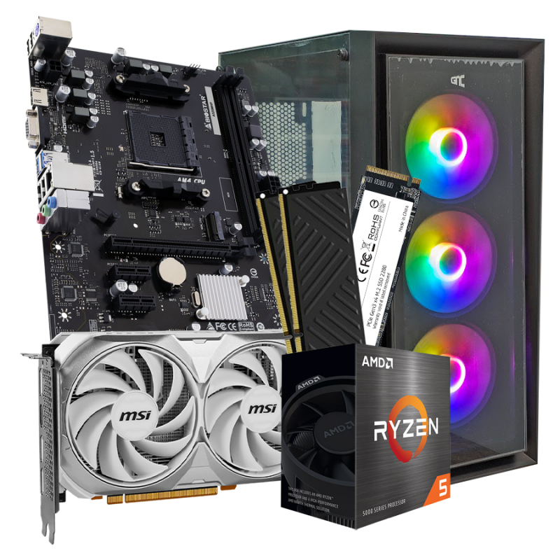 GNC GAMER VENOM AMD Ryzen 5 5500, R - Megatron